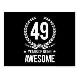 De Van De 49 Jaar Verjaardagskaarten | Zazzle.be
