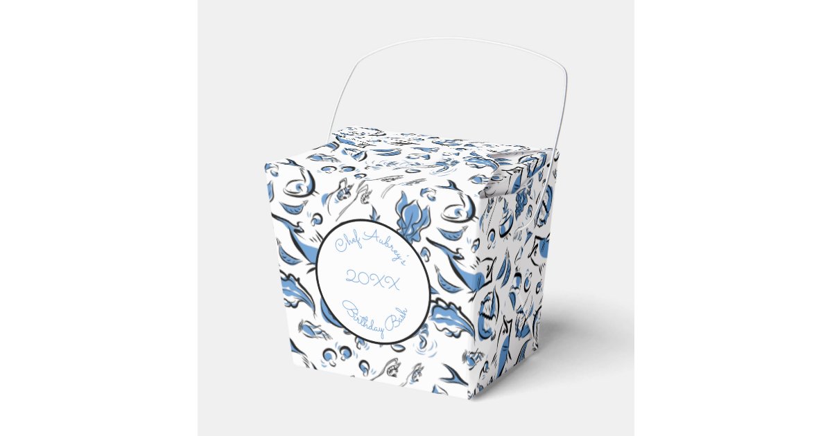 Aangepaste Chinese keuken inkt tekening Take-out d Bedankdoosjes ...