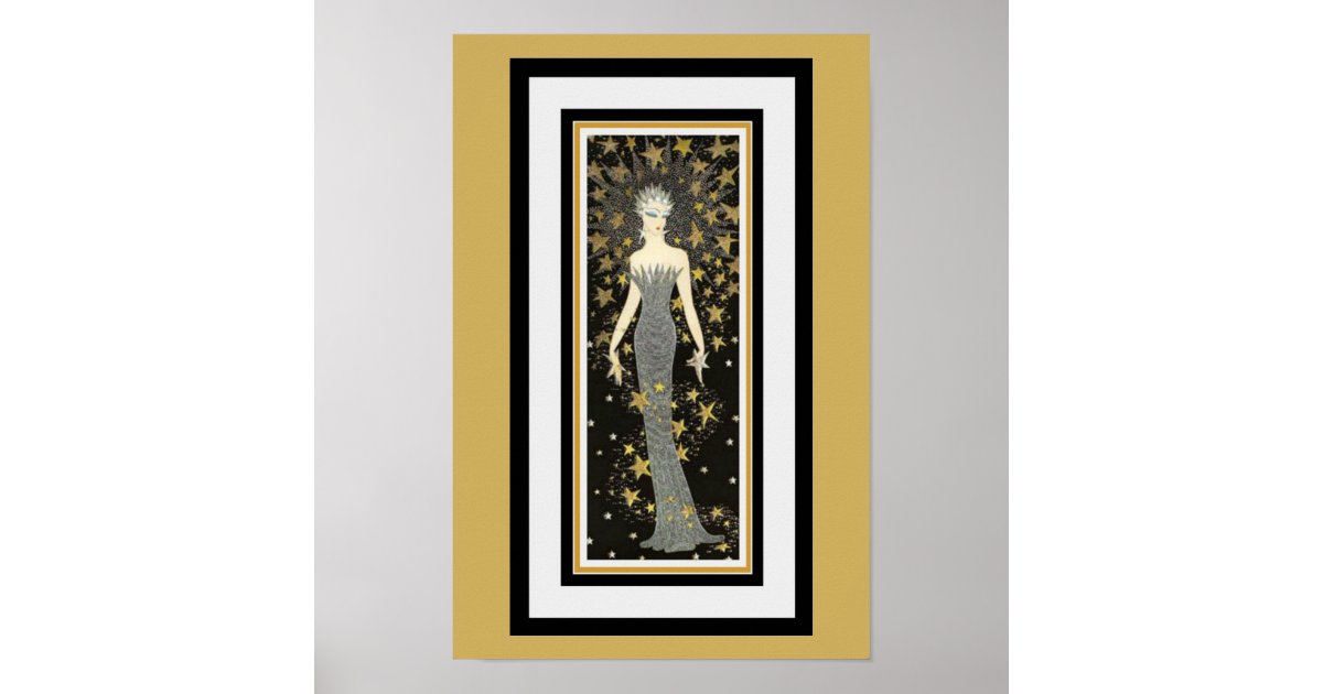 Art Deco Star Poster | Zazzle.be