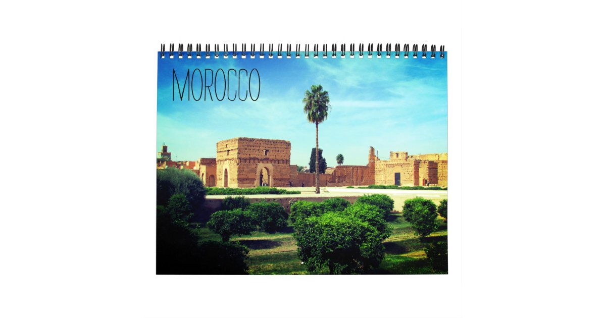 Calendrier maroc 2025 | Zazzle.be