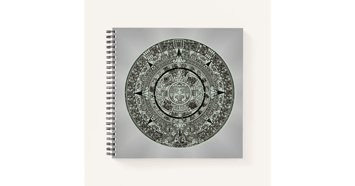Carnet Mexicaine Aztec Sun Stone Maya Calendrier 1 | Zazzle.be