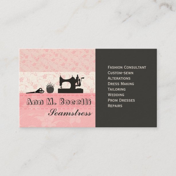 Cartes de visite Couture personnalisées | Zazzle.be