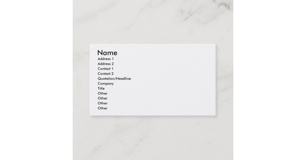 Carte De Visite Reçu de taxi | Zazzle.be
