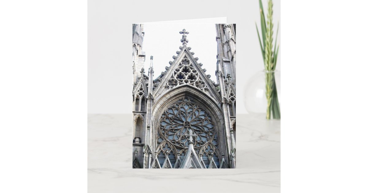 Cathédrale Saint-Patrick Carte religieuse de Pâque | Zazzle.be
