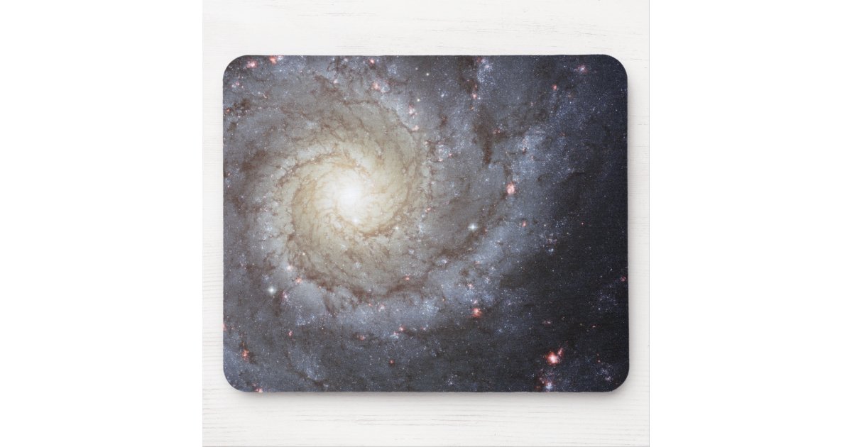 Hubble "grand design spial galaxy M74" ruimte Muismat | Zazzle.be