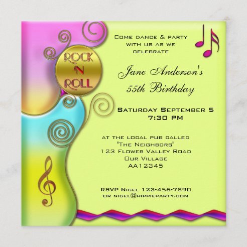 Invitations & Faire-part Années 50 | Zazzle.be