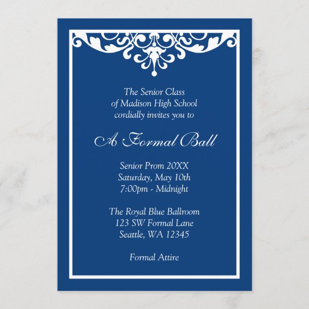 Invitations & Faire-part Bal | Zazzle.be