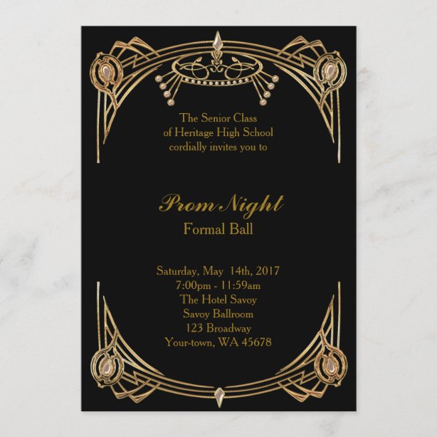 Invitations & Faire-part Bal De Promo | Zazzle.be