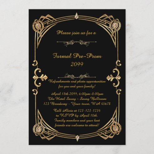 Invitations & Faire-part Bal | Zazzle.be