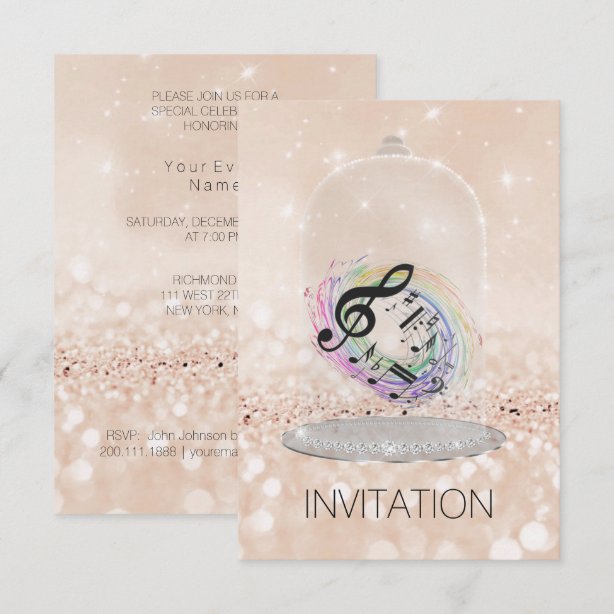 Invitations & Faire-part Concert | Zazzle.be