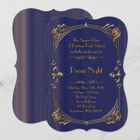 Invitations & Faire-part Bal De Promo | Zazzle.be