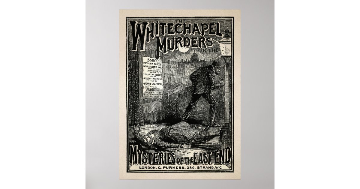 Jack the Ripper Art Poster | Zazzle.be