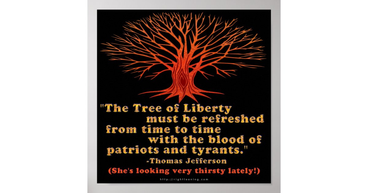 Jefferson Tree of Liberty Poster | Zazzle.be