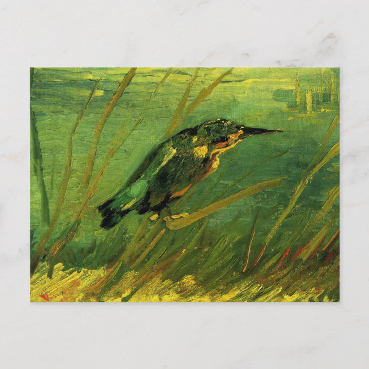 Kingfisher, gemaakt door Vincent van Gogh, Kunst Briefkaart | Zazzle.be