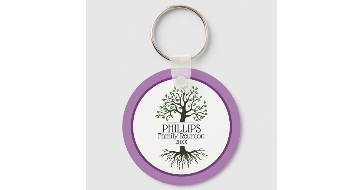 Lavender Family Tree-reünie Sleutelhanger | Zazzle.be