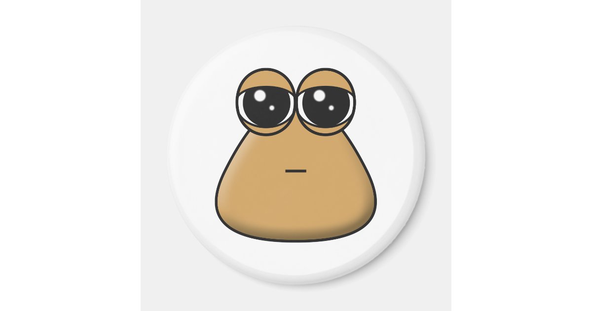 Magneet - Sad Baby Pou | Zazzle.be