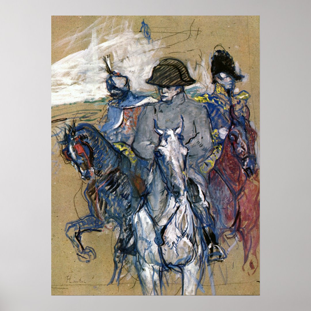 NAPOLEON BONAPARTE HENRI DE TOULOUSE-LAUTREC art Poster | Zazzle.be