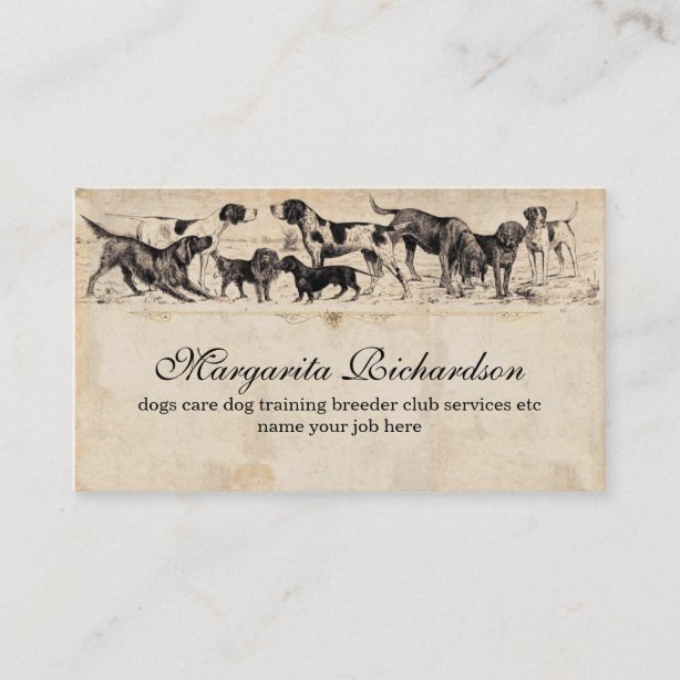 Cartes de visite Chien personnalisées | Zazzle.be