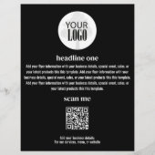 Prospectus 21,6 Cm X 24,94 Cm Logo d'entreprise Simple minimaliste ...