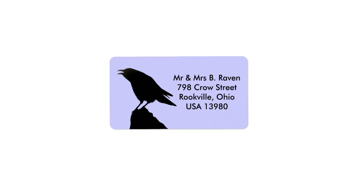 Raven Labels | Zazzle.be