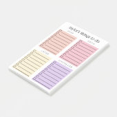 Roze Paarse dingen om te doen Post-it® Notes | Zazzle.be