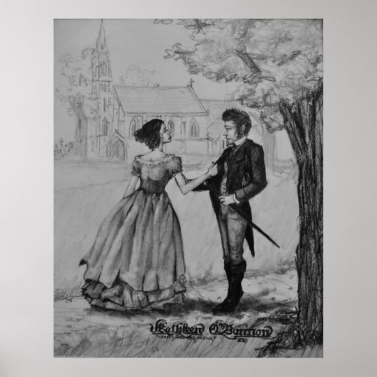 Søren Kierkegaard en Regine Olsen Poster | Zazzle.be