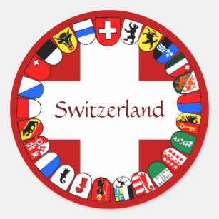 Autocollants & Stickers Drapeau Suisse | Zazzle.be