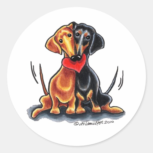 Autocollants & Stickers Teckel | Zazzle.be