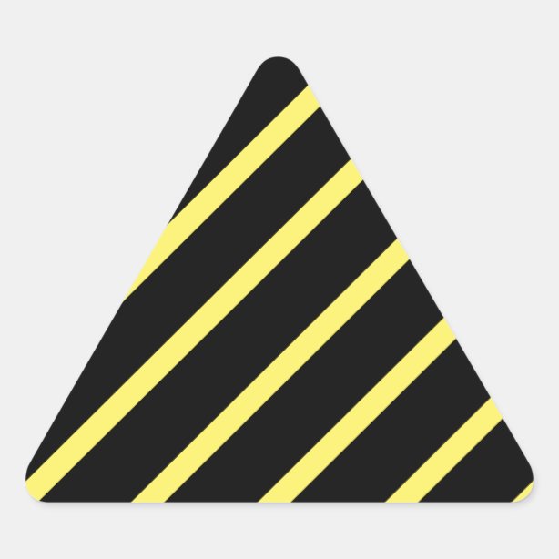 Autocollants & Stickers Jaune Triangle | Zazzle.be