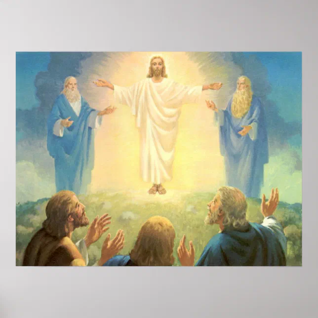 Transfiguratie van Jezus Christus, religie Poster | Zazzle.be