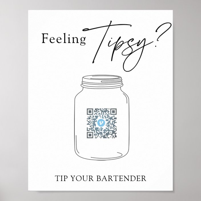 Virtuele tip Jar QR code Tip Je Barstje Poster Zazzle be virtuele-tip-jar-qr-code-tip-je-barstje-poster-zazzle-be